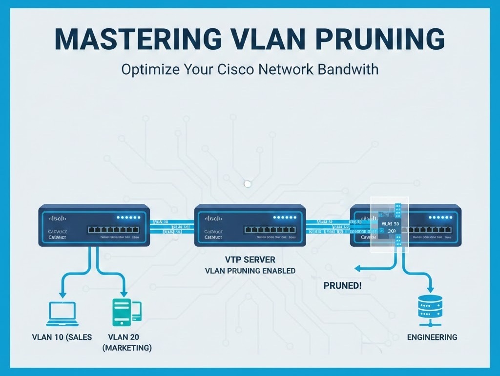 Mastering Cisco VTP VLAN Pruning - Place For Tech